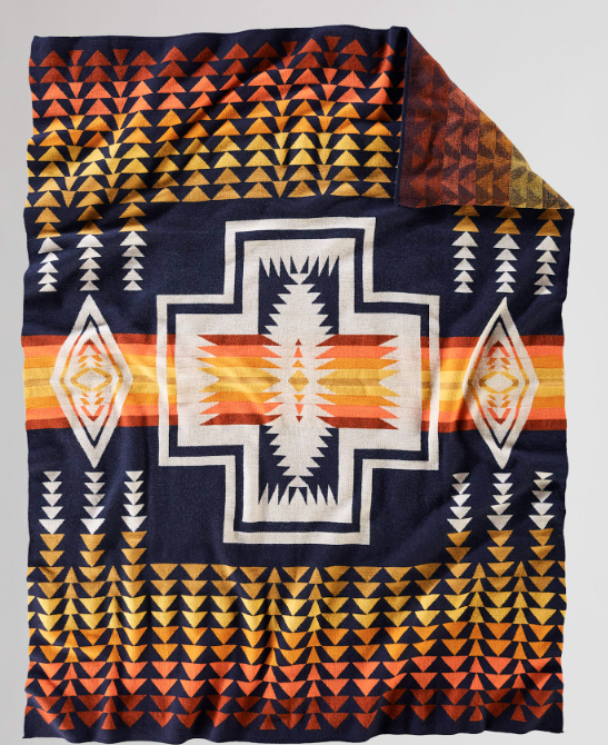 Pendleton Harding Navy Knit Throw – Wildfire Mercantile